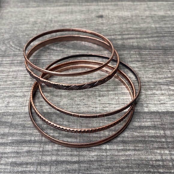 Jewelry | Rose Gold Bangles | Poshmark